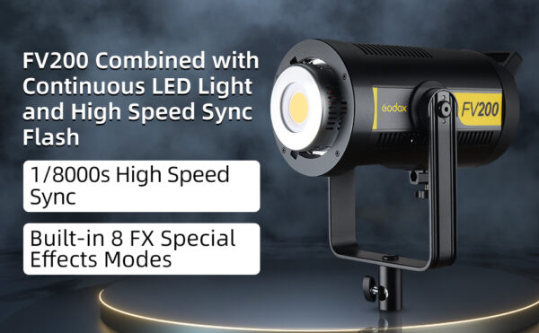 ویدئو لایت گودکس Godox FV200 HIGH SPEED SYNC FLASH LED